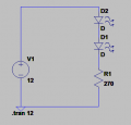 Voltage across series LEDs circuit | All About Circuits