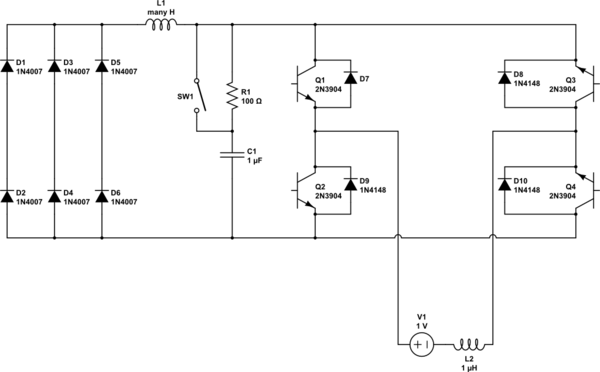 4QC (Full bridge) transistor duty cycle | All About Circuits